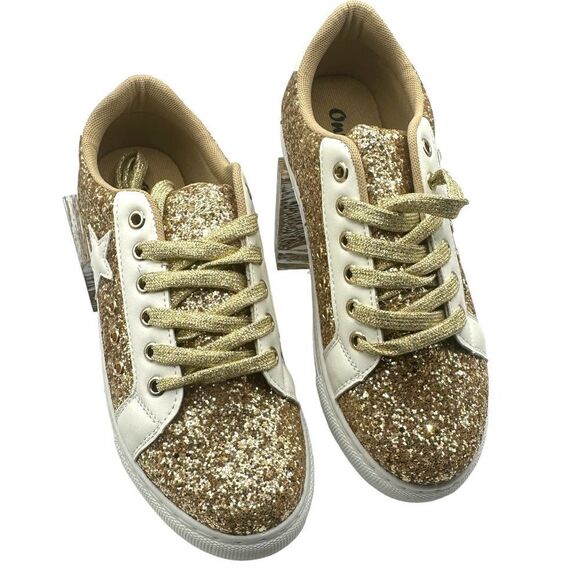 Outwoods | Shoes | Outwoods Gold Glitter Tennis Shoessneakerssize8 ...